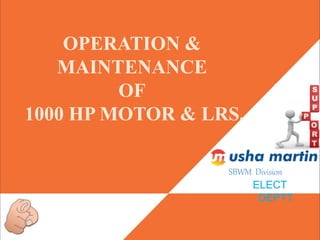 1000 HP Slip Ring Type Induction Motor and its starter (lrs{LIQUID ...