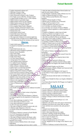 1000 islamiat mc qs about basic information 1 | PDF | Islam | Religion & Spirituality