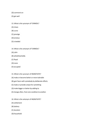 1000 Most Common Sat Words | PDF