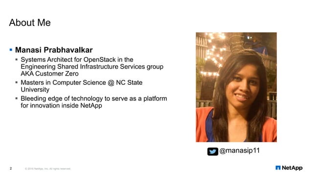 OpenStack at Scale Inside NetApp | PPT