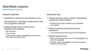 OpenStack at Scale Inside NetApp | PPT