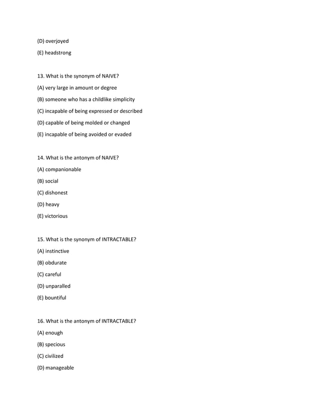 1000 Sat Vocabulary Words | PDF