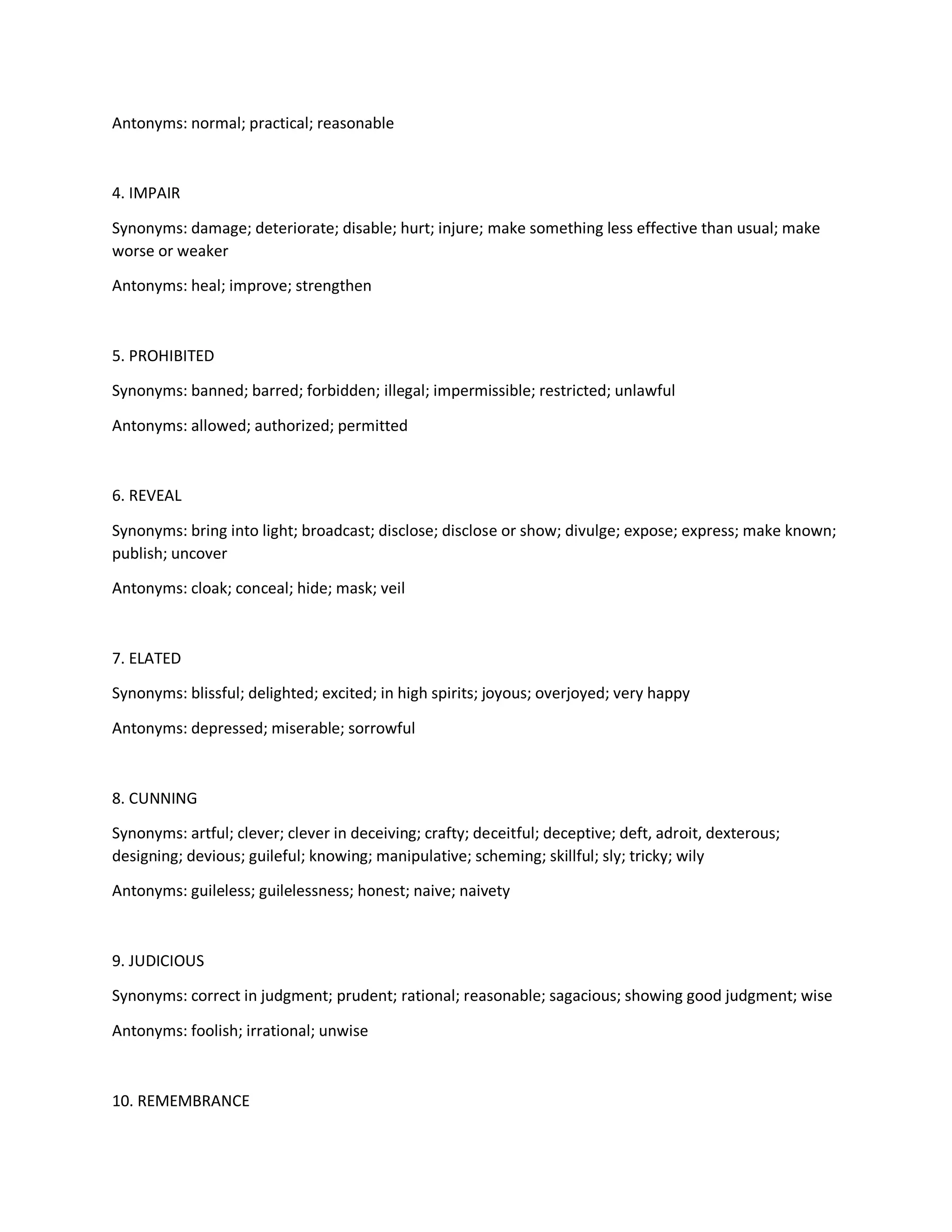 1000 Sat Words | PDF