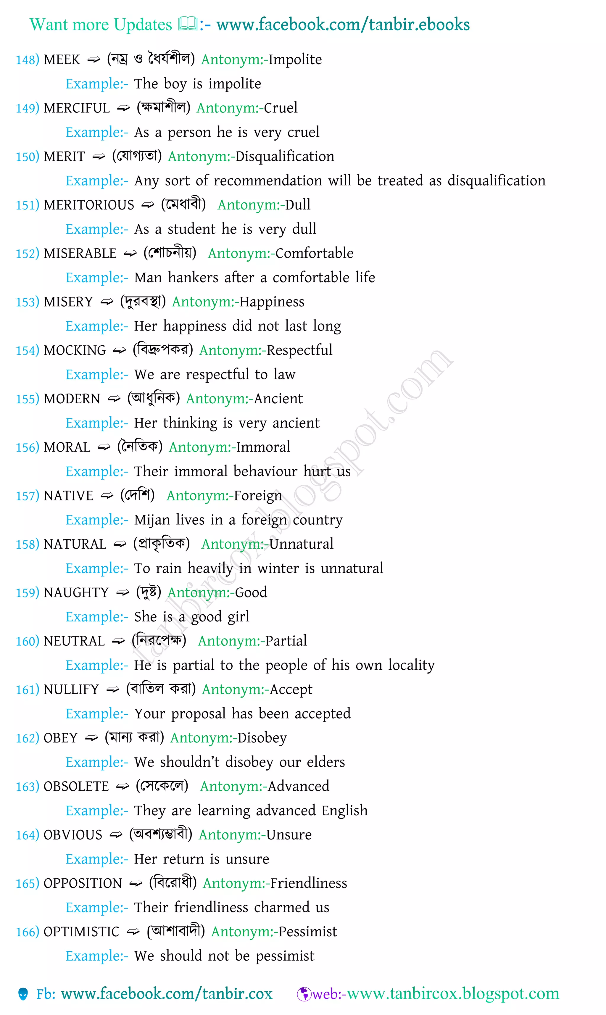 1000 synonyms and antonyms | PDF