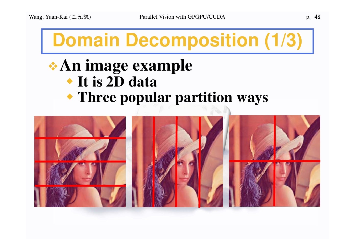 Parallel Vision By Gpgpu Cuda