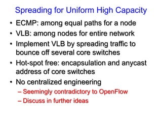 Valiant Load Balancing and Traffic Oblivious Routing | PPTX