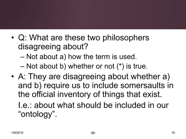 Metaphysics Lecture 03 | PPTX