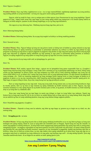 100112 obama reality check (update)-filipino | PDF