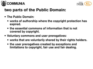 the Public Domain Manifesto | PPT