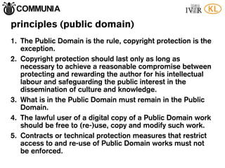 the Public Domain Manifesto | PPT