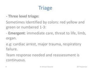 1001450_Triage in emergency and critical 2.ppt