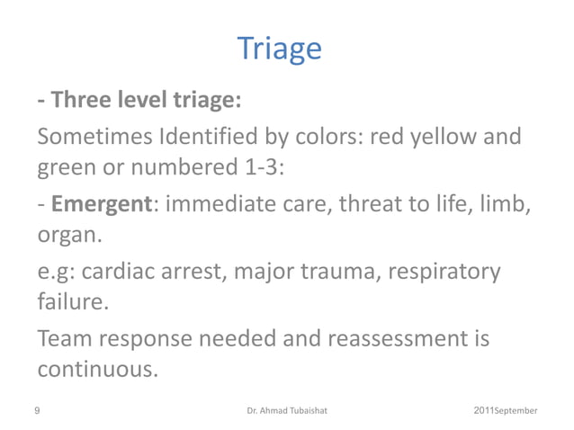 1001450_Triage in emergency and critical 2.ppt