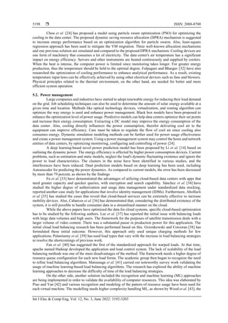 Optimization of power consumption in data centers using machine ...