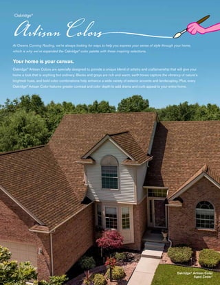 Artisan Colors Oakridge Shingles | PDF