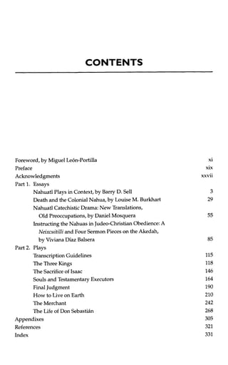 Nahuatl Theater Volume I Death And Life In Colonial Nahua Mexico Barry ...