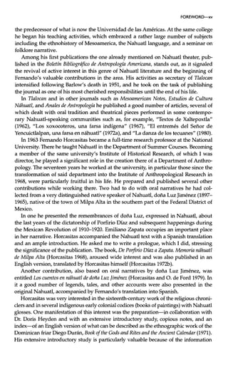 Nahuatl Theater Volume I Death And Life In Colonial Nahua Mexico Barry ...