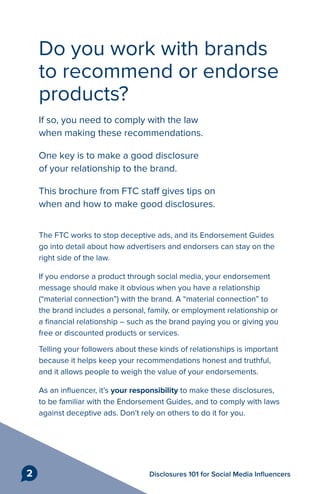 FTC's Influencer Guide | PDF