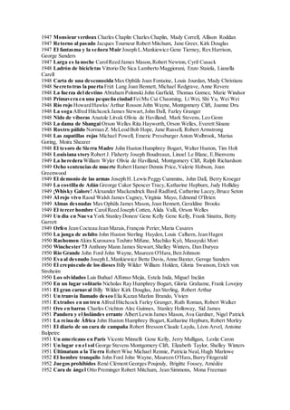 1001 movies you must see before you die | PDF