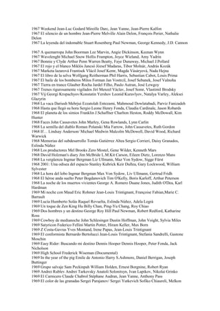 1001 movies you must see before you die | DOC