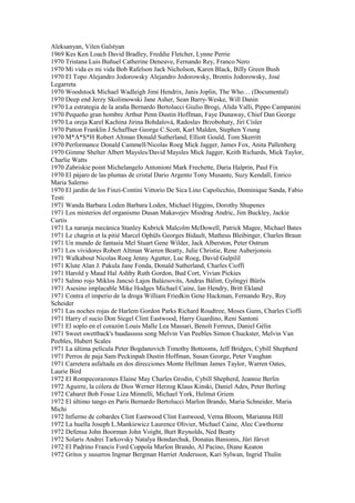 1001 movies you must see before you die | DOC