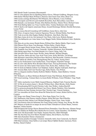 1001 movies you must see before you die | DOC