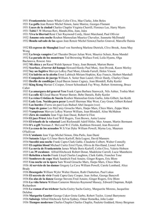 1001 movies you must see before you die | DOC