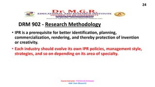 1001_RM_DR research methodology and findings conclusion. | PPSX