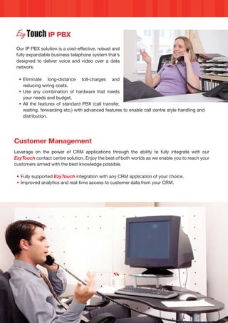 1001tech i pvox-call-contact-centre-solutions-overview | PDF