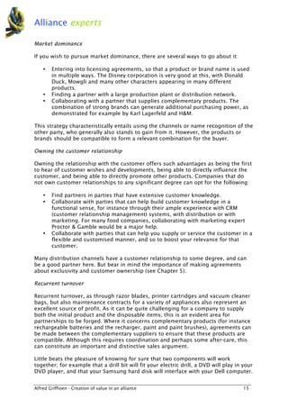 Creation of Value in an Alliance | PDF