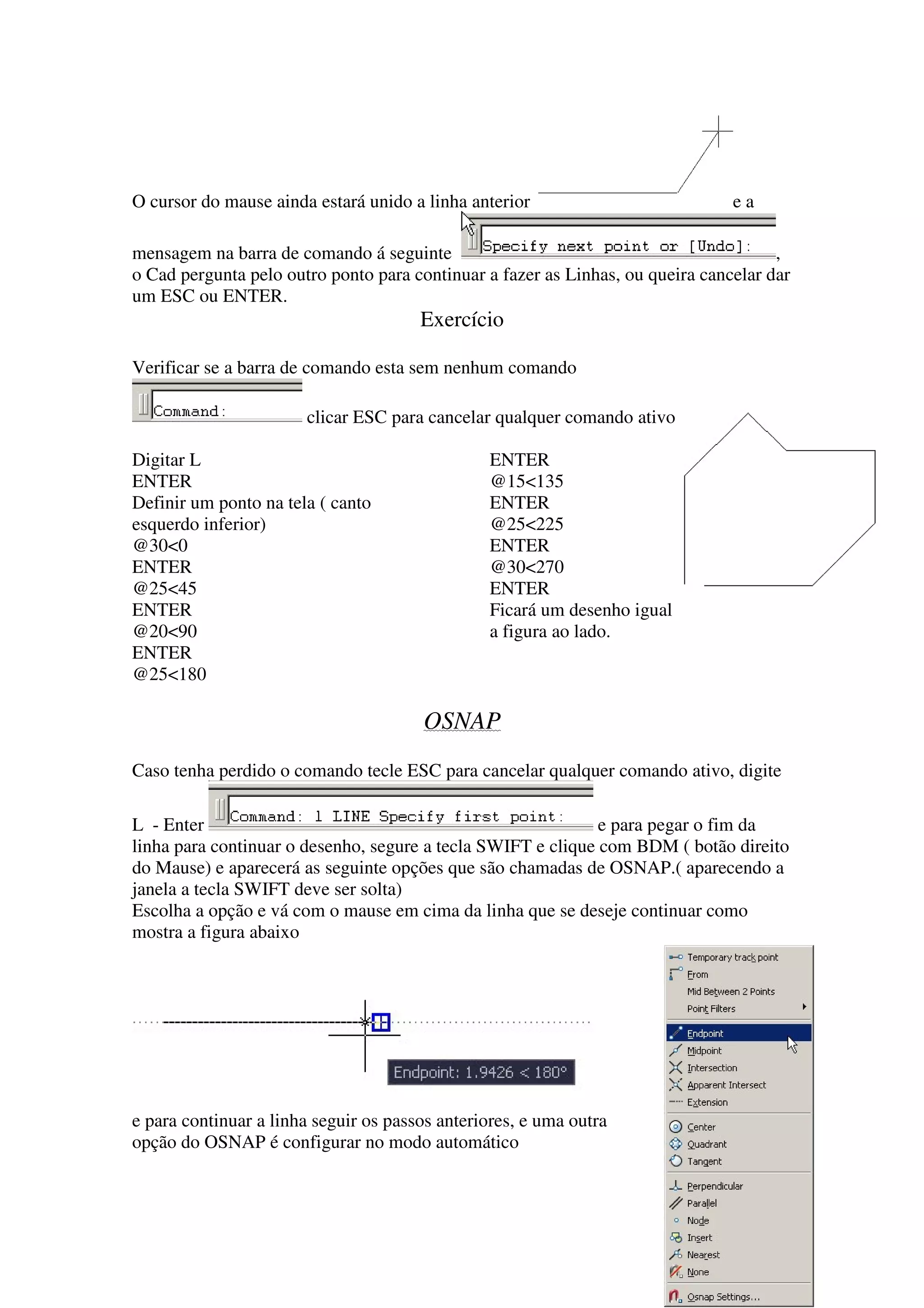 DET1 Comandos Básicos do Autocad | PDF