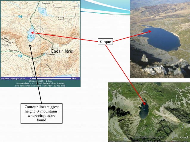 Glacial Features On Topographic Maps | PPTX