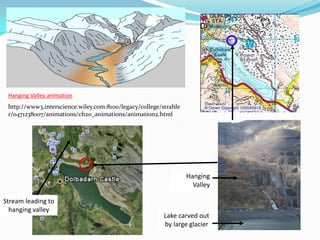 Hanging Valley On Topographic Map