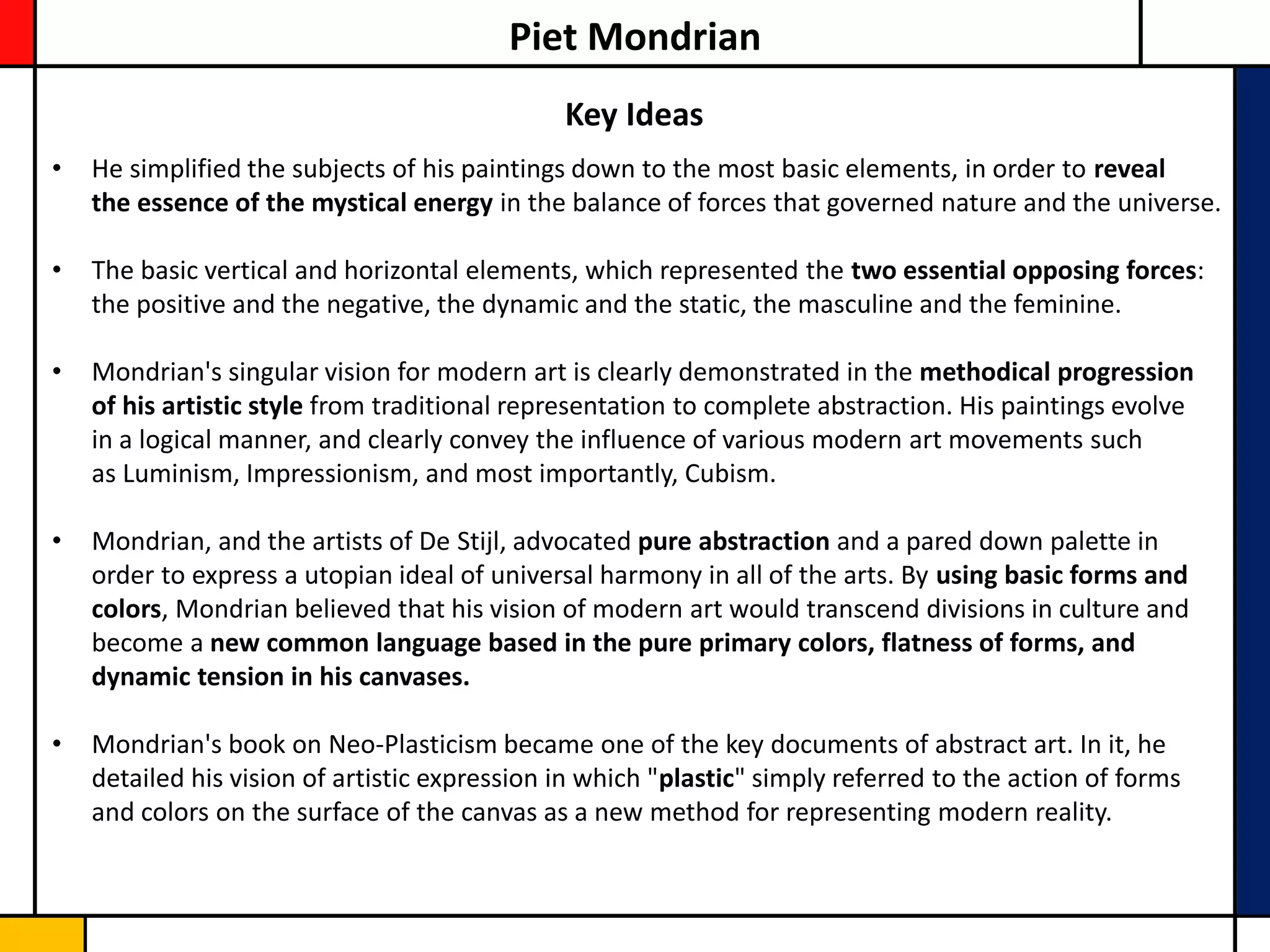 Piet Mondrian | PDF