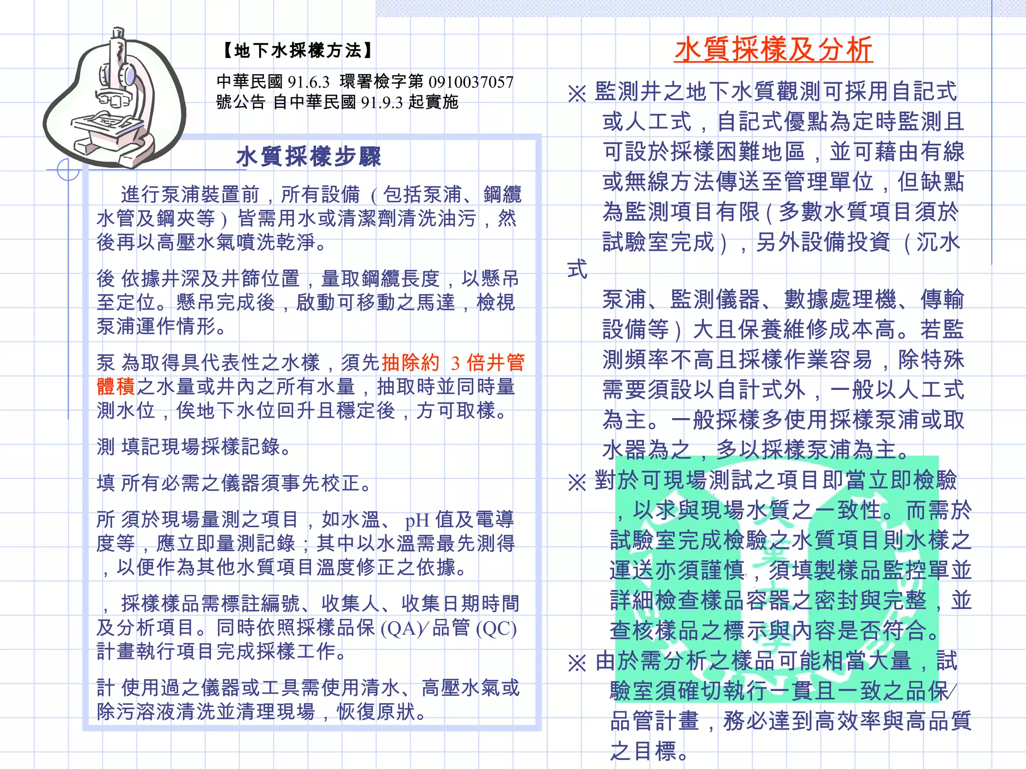 c5d-採樣及水質標準 | PPT