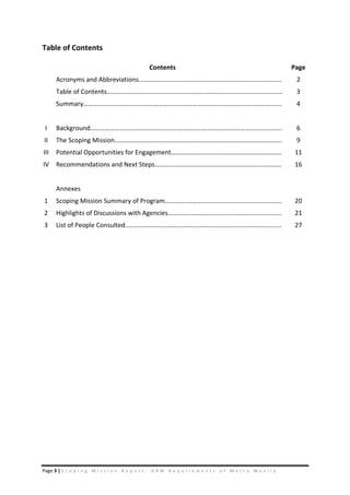 Disaster Risk Management Needs of Metro Manila: A Scoping Report | PDF