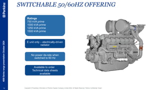 Data sheet engine Perkins 4000 series TAG | PPTX