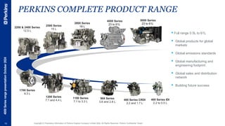 Data sheet engine Perkins 4000 series TAG | PPTX