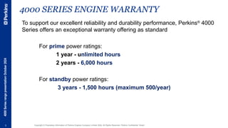 Data sheet engine Perkins 4000 series TAG | PPTX