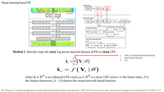 Deep Learning Based Voice Activity Detection and Speech Enhancement | PDF