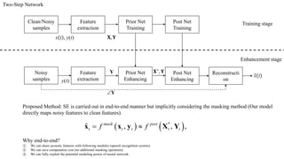 Deep Learning Based Voice Activity Detection and Speech Enhancement | PDF