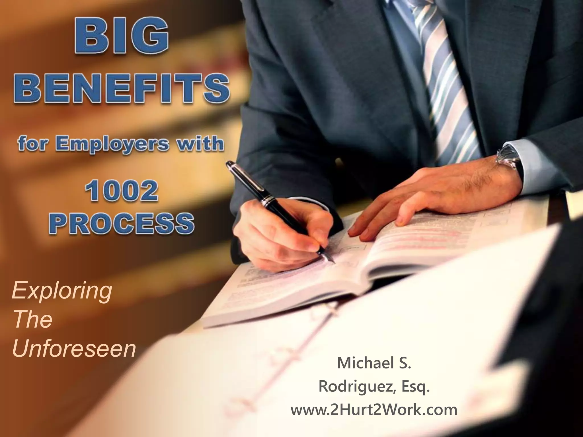 Louisiana Workers Compensation - the 1002 Process | PPTX