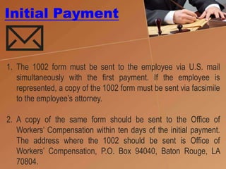 Louisiana Workers Compensation - the 1002 Process | PPTX