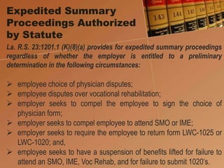 Louisiana Workers Compensation - the 1002 Process | PPTX