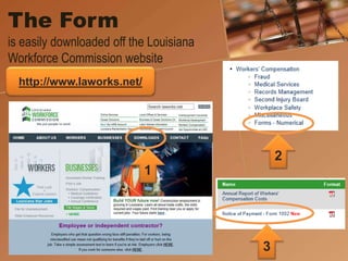 Louisiana Workers Compensation - the 1002 Process | PPTX