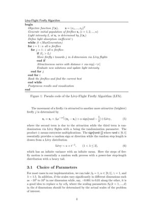 Firefly Algorithm, Levy Flights and Global Optimization | PDF