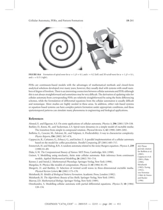 Cellular Automata, PDEs and Pattern Formation | PDF