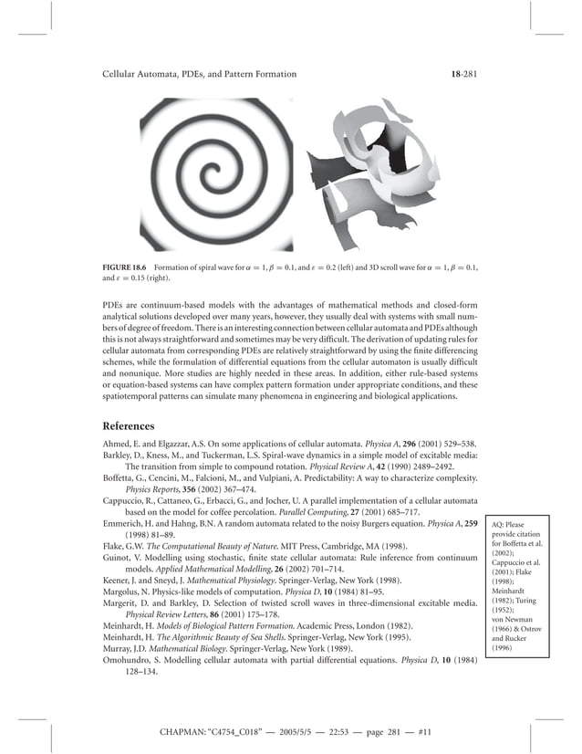 Cellular Automata, PDEs and Pattern Formation | PDF