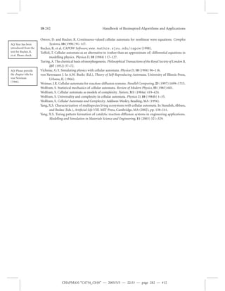 Cellular Automata, PDEs and Pattern Formation | PDF