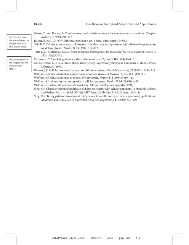 Cellular Automata, PDEs and Pattern Formation | PDF