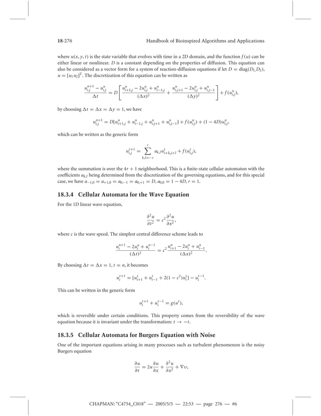 Cellular Automata, PDEs and Pattern Formation | PDF